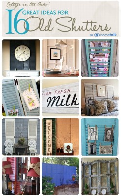 95+ projects! What to make with window shutters! - Funky Junk Interiors