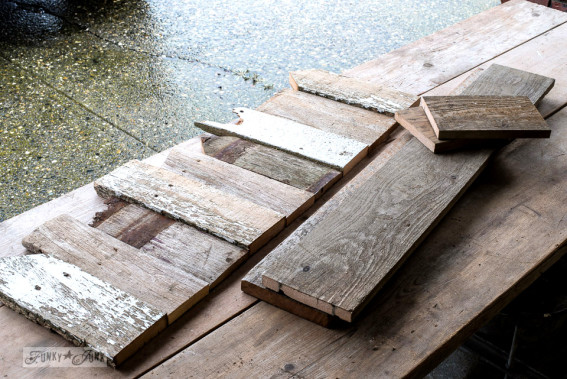 Mantel decorating with a reclaimed scrap wood window boxFunky Junk ...