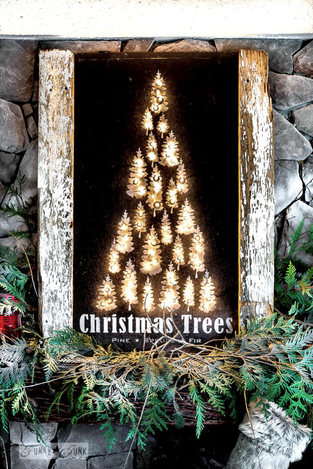 10+ unique and easy Christmas porch signs made with stencils and 3D ...