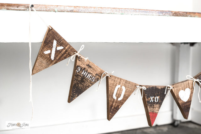 Reclaimed wood Valentine's Day banner - Funky Junk InteriorsFunky Junk ...