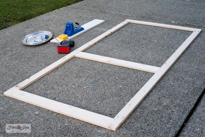 How to build a wood DIY screen door from scratch - Funky Junk ...