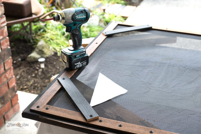 How to build a wood DIY screen door from scratch - Funky Junk ...