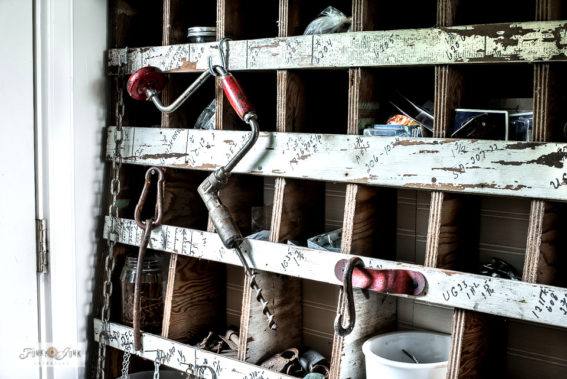Organizing my workshop with a massive storage cubby and paint shelf ...