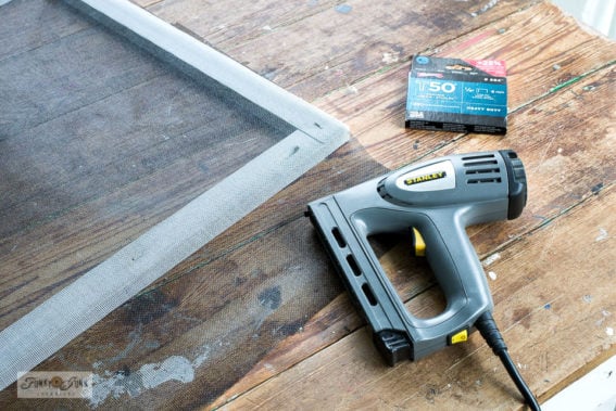 Built this easy DIY window screen with wood for tricky windows!Funky ...