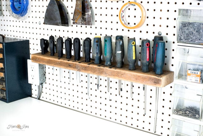Easy DIY wood screwdriver organizer - Funky Junk InteriorsFunky Junk ...
