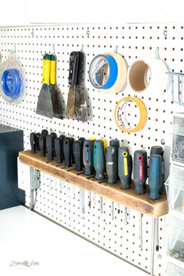 Easy DIY wood screwdriver organizer - Funky Junk InteriorsFunky Junk ...