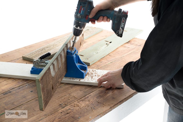 How to use a pocket hole jig - with video! - Funky Junk InteriorsFunky ...