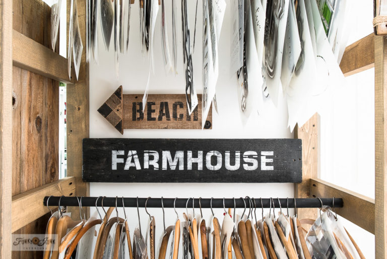 Easy-build 2x4 wood stencil storage rack - Funky Junk InteriorsFunky ...