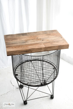 DIY retro star pattern side table - Funky Junk InteriorsFunky Junk ...