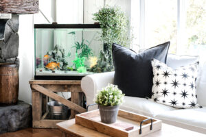 How to build a rustic, inexpensive DIY aquarium stand out of 2x4s ...