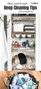 Easy deep cleaning room-to-room tips (with printable list) - Funky Junk ...