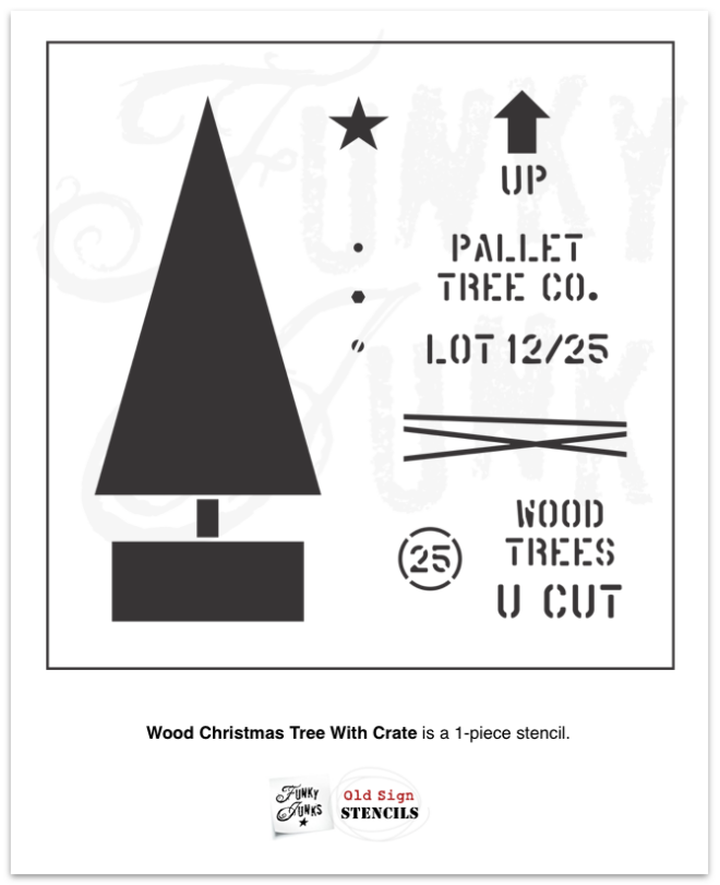 Mini pallet crate decorated Christmas trees from scrap wood! - Funky ...