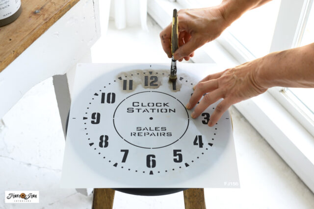 Upcycling Industrial Counter Stools With Clock Design And Twine - Funky ...