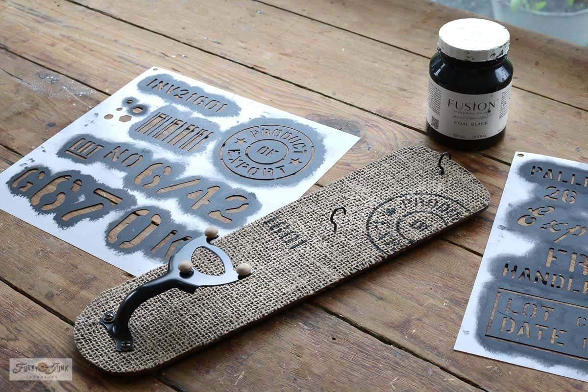 Upcycled ceiling fan blade wall mounted coat hooks - Funky Junk ...